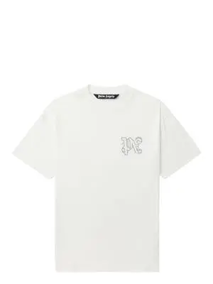 Palm Angels Stud-logo T-shirt - White