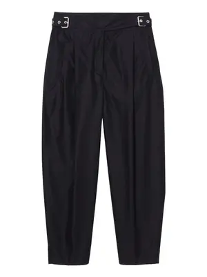 3.1 Phillip Lim Buckled Tapered Trousers - Black