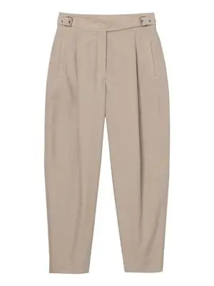 3.1 Phillip Lim Buckled Tapered Trousers - Neutrals
