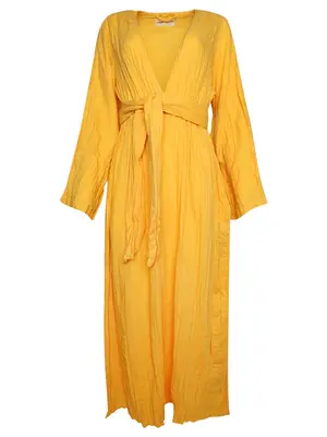 Mara Hoffman Blair Cotton Maxi Dress - Orange