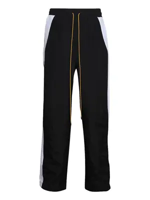 Rhude Colour-block Track Pants - Black