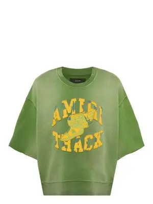 Amiri Crew-neck Short-sleeve Sweatshirt - Green