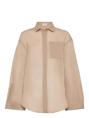 BRUNELLO CUCINELLI Brunello Cucinelli Patch-Pocket Cotton Shirt
