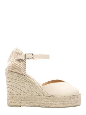 CastaÑer Bianca 105mm Woven Raffia Espadrilles - Neutrals