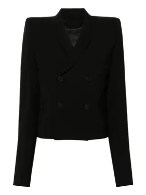 RICK OWENS Rick Owens Double-Breasted Wool Blazer