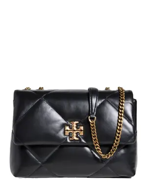 Tory Burch Kira Diamond Quilt Convertible Shoulder Bag - Black