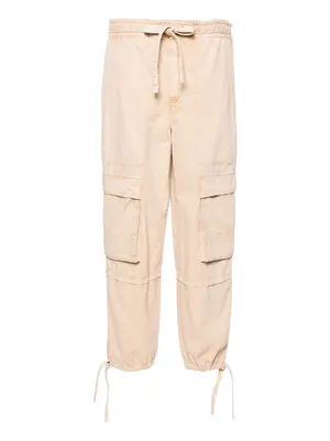 MARANT ETOILE Ivy Cotton Cargo Trousers - Neutrals