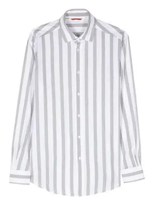 Barena Venezia Striped Cotton Shirt - White