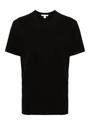 JAMES PERSE Crew-neck Cotton T-shirt - Black