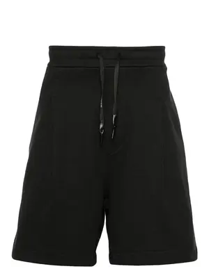 A PAPER KID Logo-patch Shorts - Black