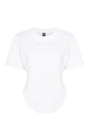 Adidas By Stella McCartney Logo-print Organic Cotton T-shirt - White