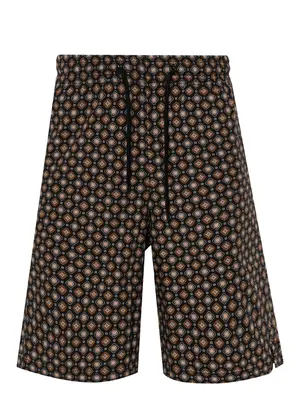 A.P.C. A.P.C. Vincento Geometric-Pattern Shorts
