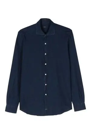 FAY Long-sleeves Chambray Shirt