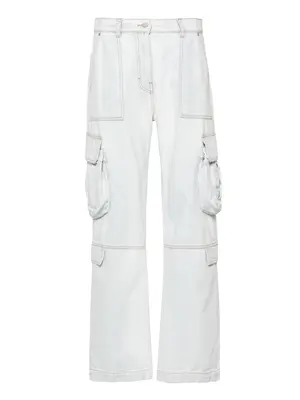MSGM Mid-rise Straight-leg Jeans - Blue