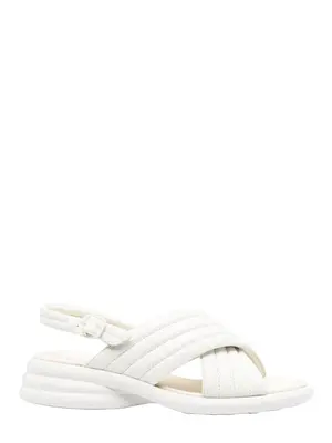 Camper Spiro Padded Leather Sandals - White