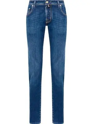 Jacob Cohen Nick Mid-rise Slim-fit Jeans - Blue
