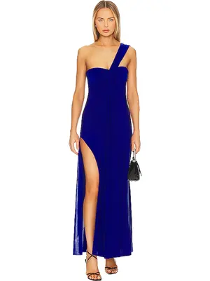 Misa Thora Dress - Cobalt Blue Venezia
