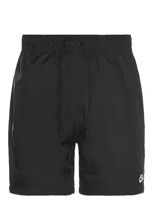 Nike Club Woven Flow Shorts - Black & White