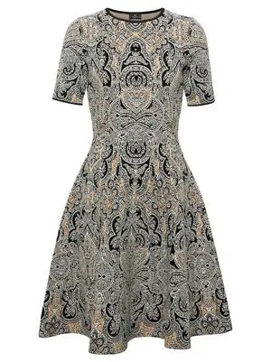 Etro Paisley Printed Minidress - Black