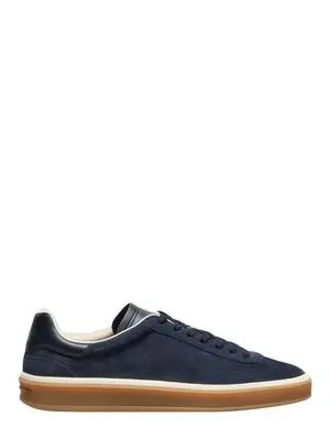 Loro Piana Tennis Walk Suede Sneakers - Blue