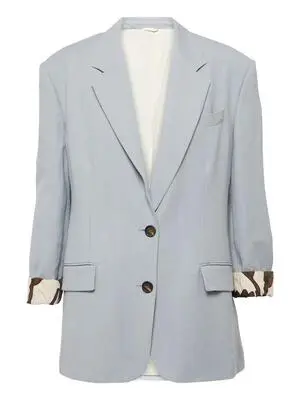 Brunello Cucinelli Single-breasted Blazer - Blue