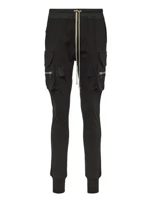 Rick Owens High-rise Skinny Cargo Pants - Black