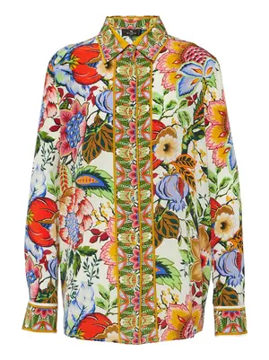 Etro Printed Silk Shirt - Multicoloured