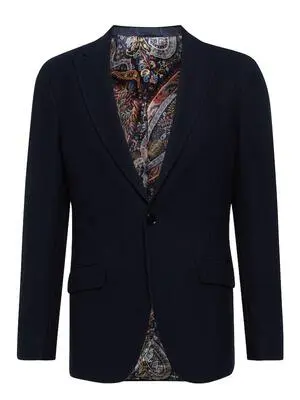 Etro Cotton Blazer - Blue