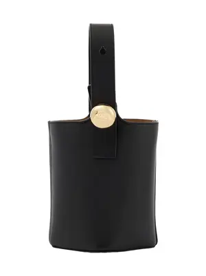 Loewe Pebble Mini Bucket Bag - Black