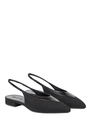 Loro Piana Loro Piana Rebecca Slingback Flats Black