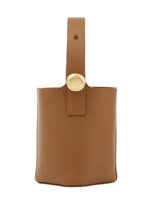 Loewe Pebble Mini Bucket Bag - Brown