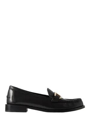 FERRAGAMO Maryan 2 Leather Loafers - Black