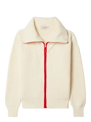 GIULIVA HERITAGE Giuliva Heritage The Leandra Ribbed Cotton Turtleneck Sweater