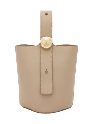 LOEWE Loewe Mini Leather Pebble Bucket Bag