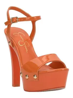Jessica Simpson Jessica Simpson Calenta Platform Sandal Tangerine