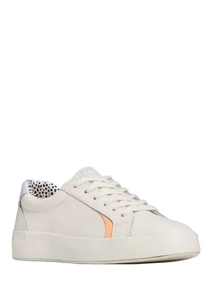 KEDS® Keds® Pursuit Low Top Sneaker White/ Tan Leather