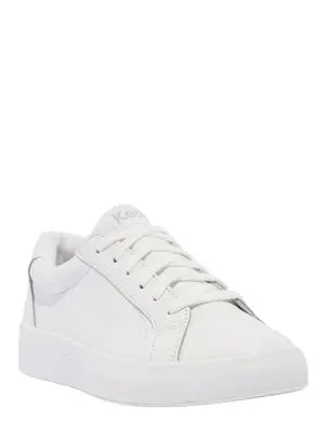 KEDS® Pursuit Low Top Sneaker - White/ White Leather