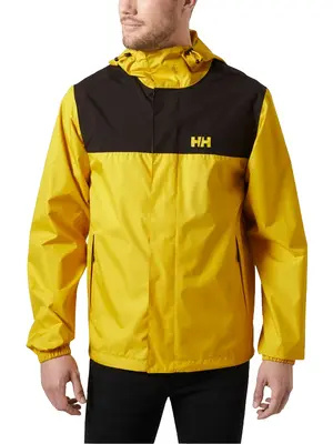 Helly Hansen Helly Hansen Vancouver Hooded Rain Jacket Gold Rush