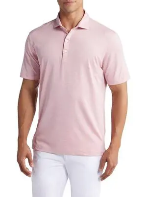 Johnnie-o Michael Stripe Performance Golf Polo - Paloma