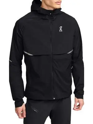On Core Hooded Packable Running Jacket - Black