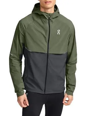 On Core Hooded Packable Running Jacket - Taiga/ Eclipse