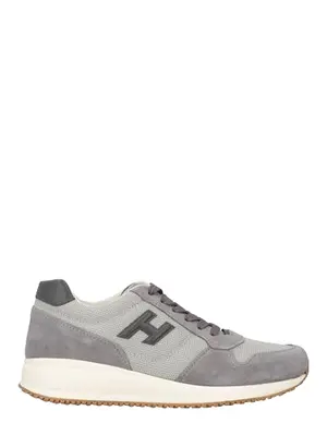 Hogan Leather Sneakers Grey