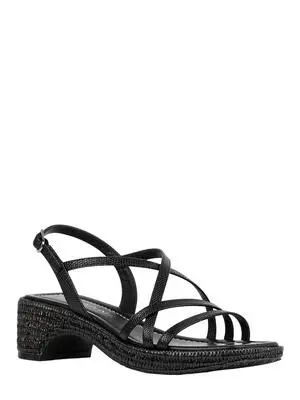 DONALD PLINER Slingback Sandal - Black