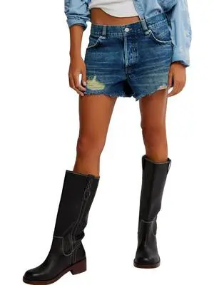 Free People Now Or Never Denim Shorts - Sunsational