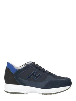 HOGAN HOGAN Grey Suede And Textile Low-Top Sneakers