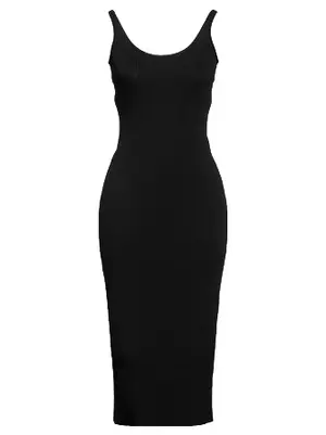 Gcds Midi Bodycon Dress - Black