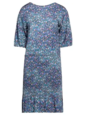 Sandro Mini Flared Dress - Blue