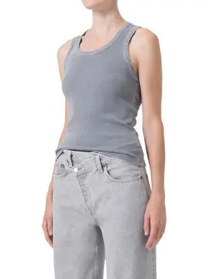 AGOLDE AGOLDE Poppy Rib Tank Mirror Ball
