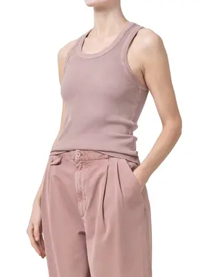 AGOLDE AGOLDE Poppy Rib Tank Spider Lily
