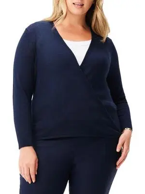 NIC+ZOE All Year Convertible Cardigan - Dark Indigo
